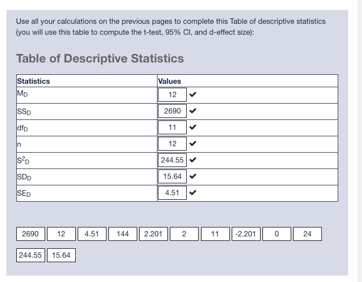 Use all your calculations on the previous pages to | Chegg.com