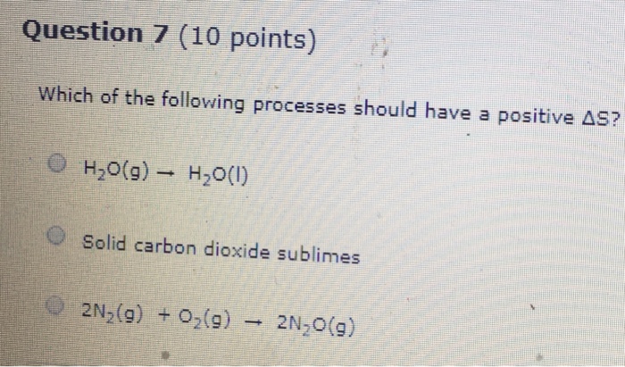 Solved Question 6 (10 points) Does entropy increase or | Chegg.com