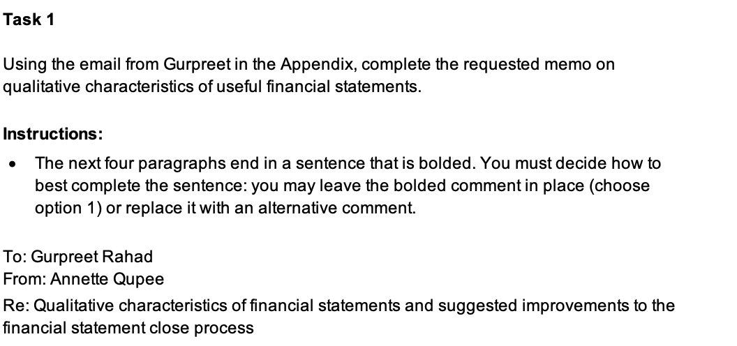 Annette Qupee is a senior accountant with Globalx, a | Chegg.com