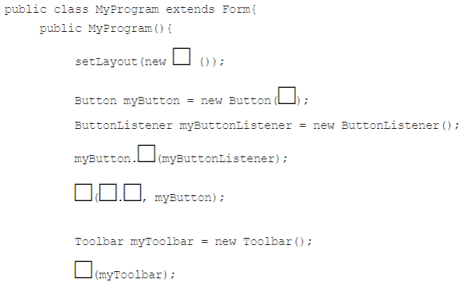 Solved 4. Coding Question. A CN1 program implements a simple | Chegg.com
