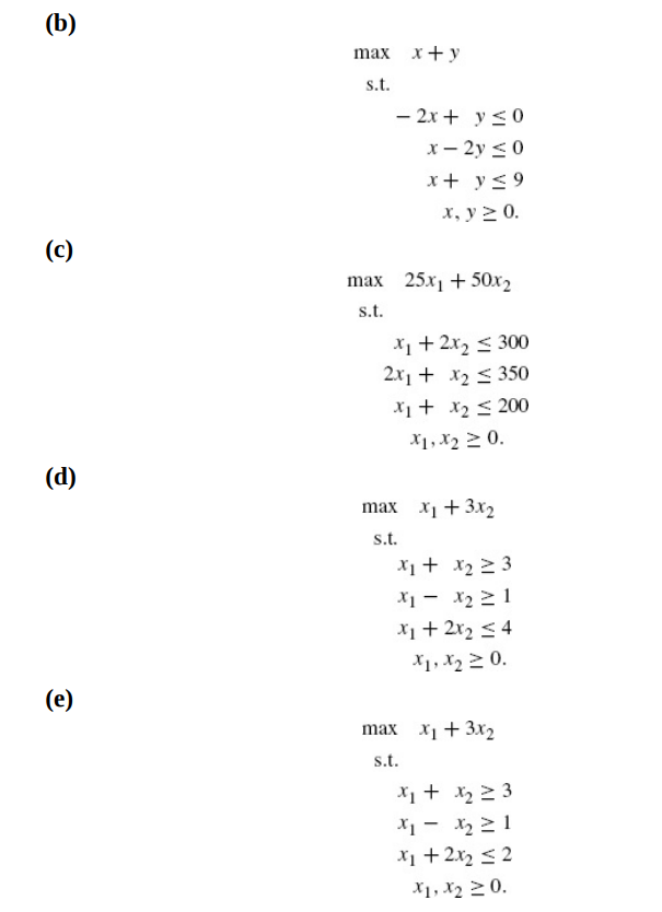 Solved For Each Problem In Exercise 1 1 ﻿determine The