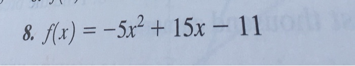 Solved Exercises 2.3 In Problems 1-8, find the vertex form | Chegg.com