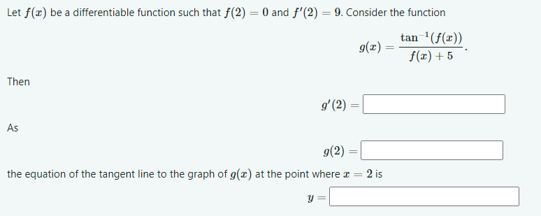 Solved Let f(x) ﻿be a differentiable function such that | Chegg.com