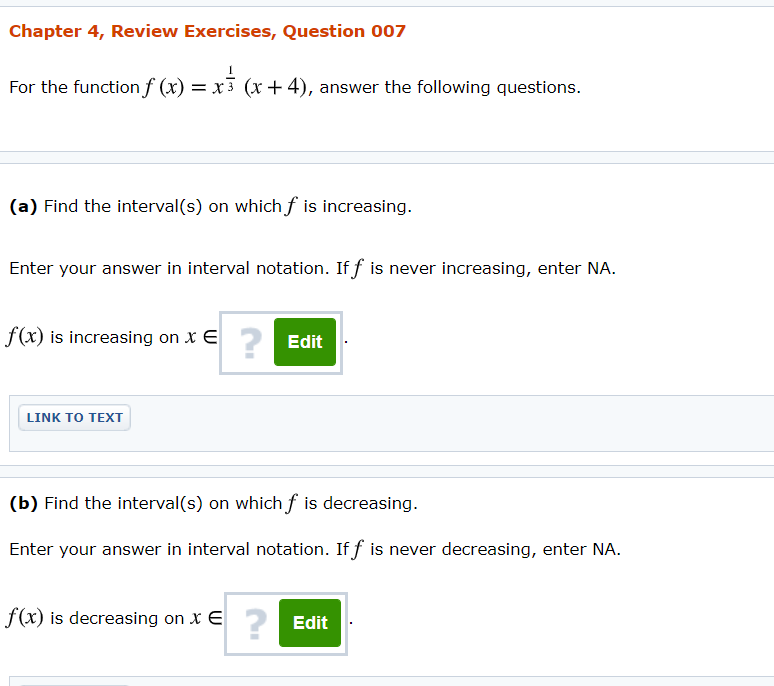 Solved Chapter 4, Review Exercises, Question 007 For the | Chegg.com