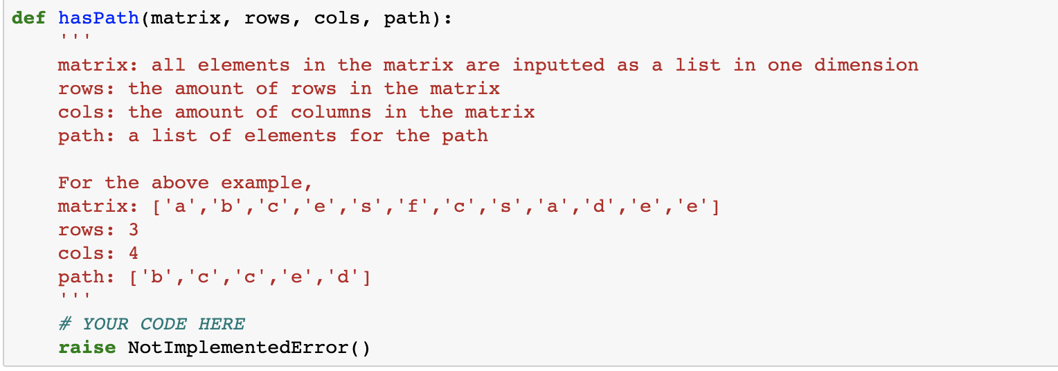 Solved Write a function called hasPath that takes a list | Chegg.com
