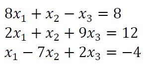 Solved Solve equation system by using SOR method (w=1.1) for | Chegg.com