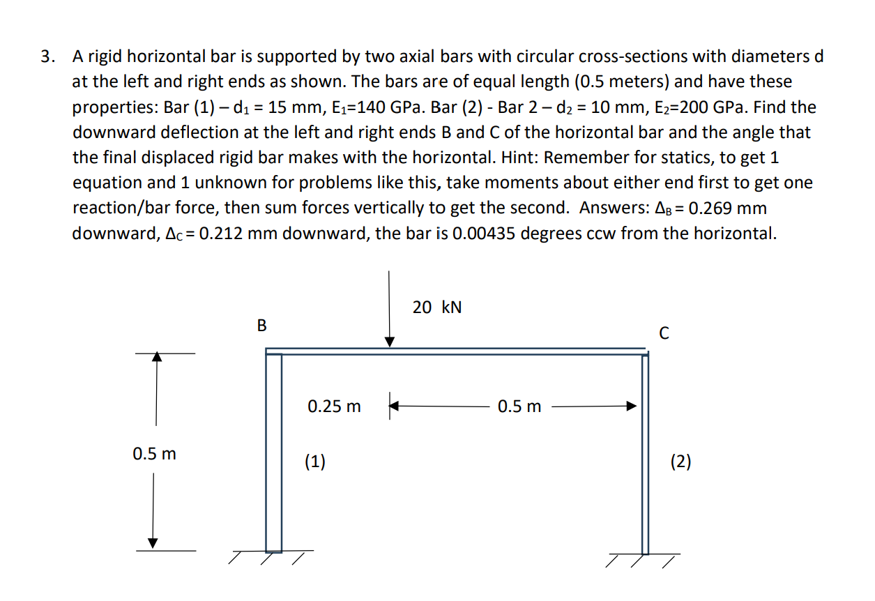 Solved Please show all work and explain the statics part | Chegg.com