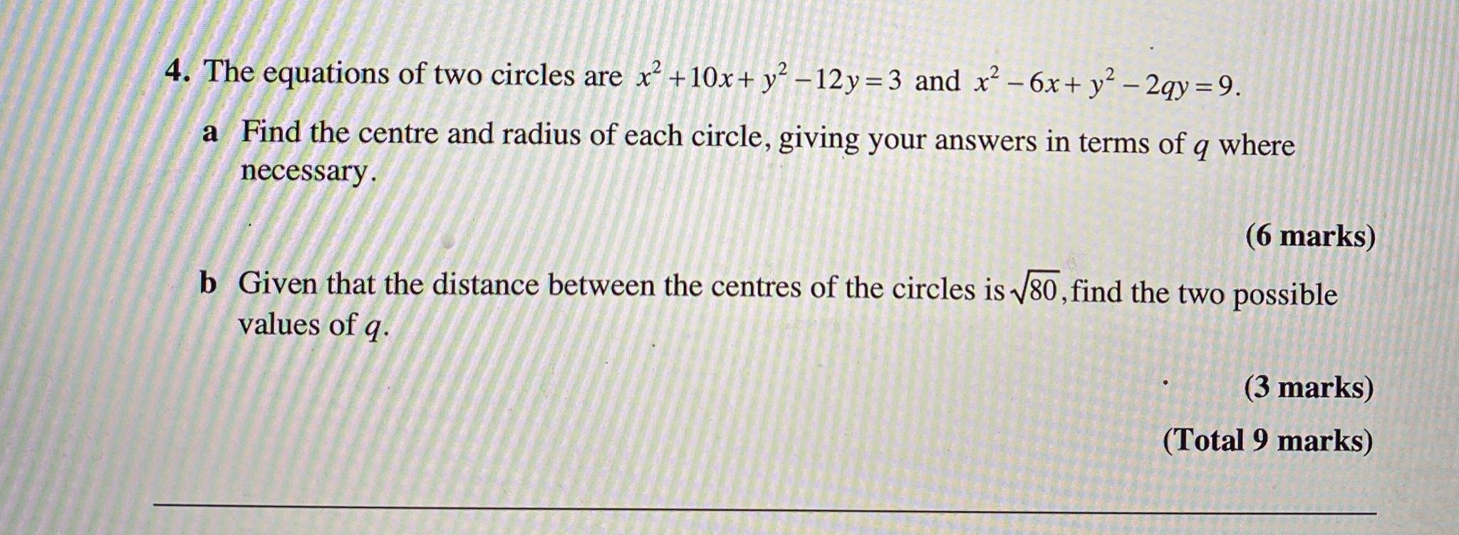 Solved 7. f(x)= x + x² + px +q where p and q are constants | Chegg.com