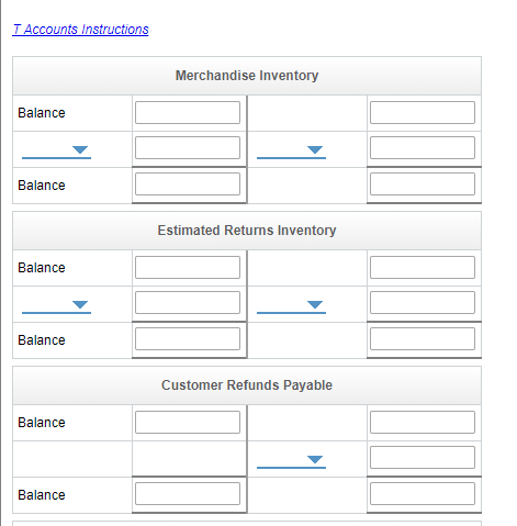 Solved Adjustment for Merchandise Inventory Using T | Chegg.com