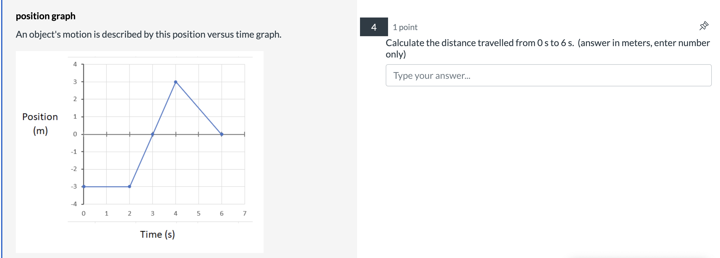 Solved Calculate the distance travelled from 0s ﻿to | Chegg.com