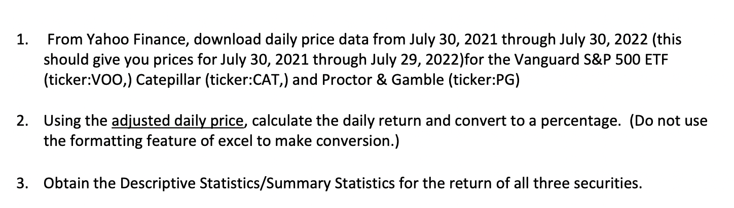 Solved You don't have to do it for all 3, just for the | Chegg.com