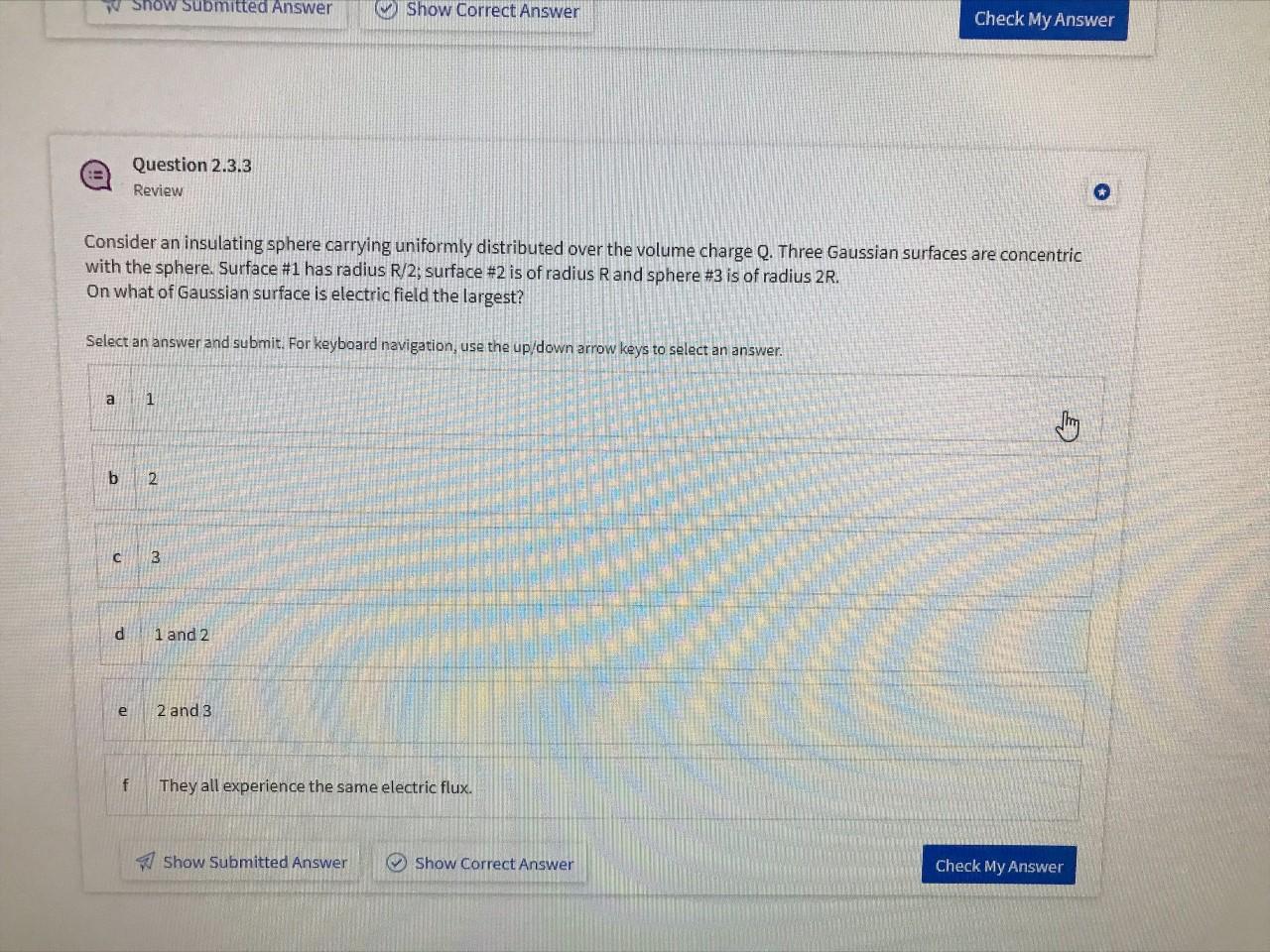 Solved w Show submitted Answer ♡ Show Correct Answer Check | Chegg.com