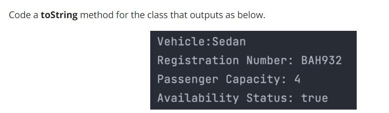Solved Task 1 Code the class shell, instance variables and | Chegg.com