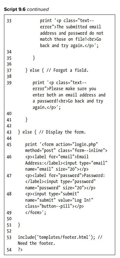 Solved In this assignment you need to recreate scripts 9.6 | Chegg.com