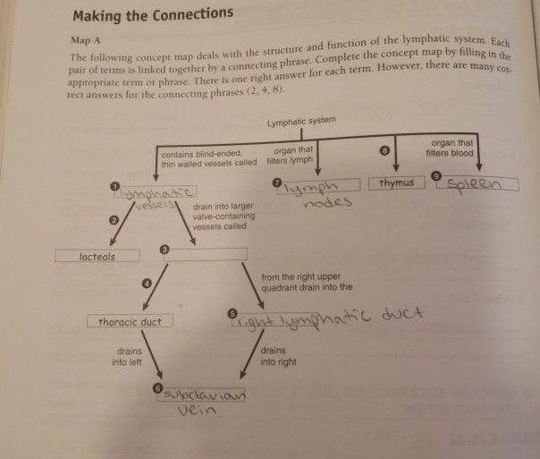 Solved Making the Connections Map A The following co oowing | Chegg.com