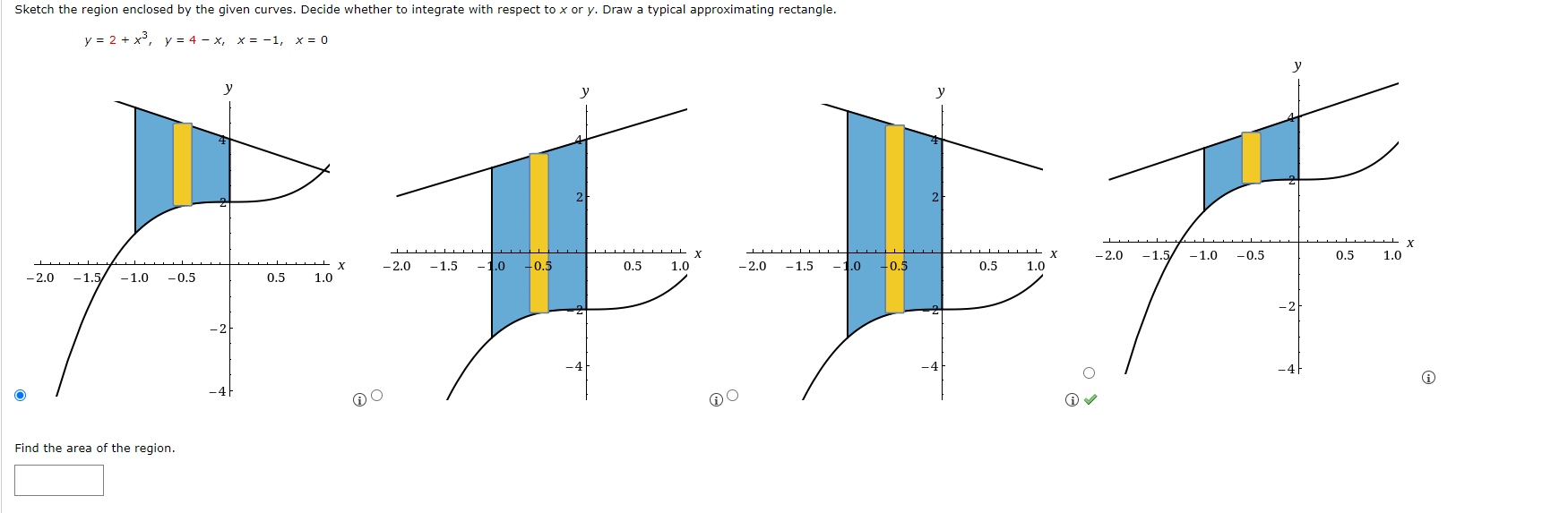 Solved Sketch the region enclosed by the given curves. | Chegg.com