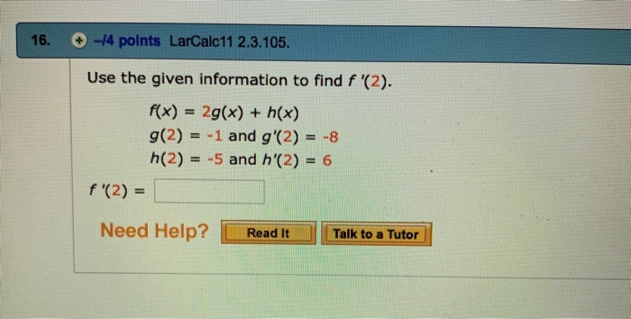 Solved 11. 0/8 points I Previous Answers LarCalc11 2.3.075 | Chegg.com