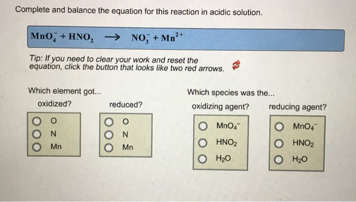 Solved Complete and balance the equation for this reaction | Chegg.com