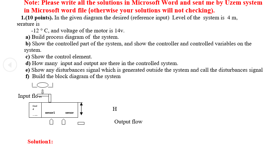 Solved Note: Please write all the solutions in Microsoft | Chegg.com