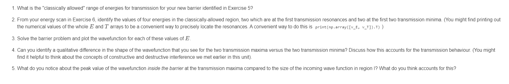 \# Code outline V1=θ V3=θ E=2θ \# Create numpy arrays | Chegg.com