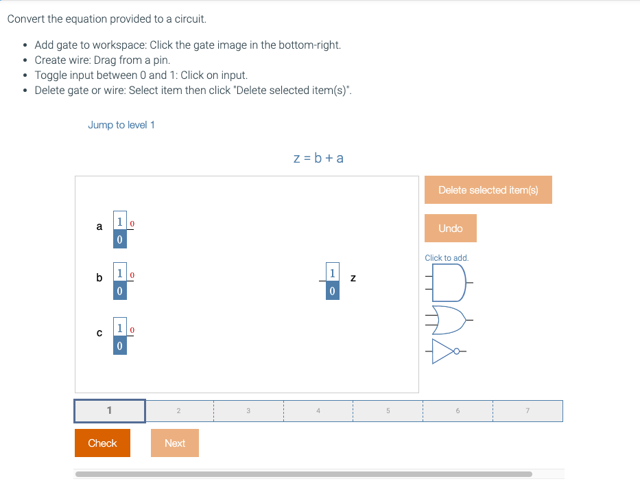 Solved Convert the equation provided to a circuit. • Add | Chegg.com