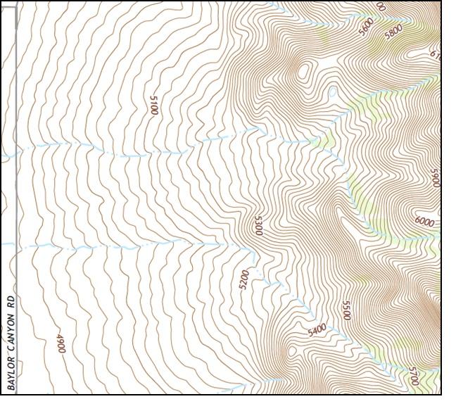 Solved Using the attached topographic map (see below) | Chegg.com