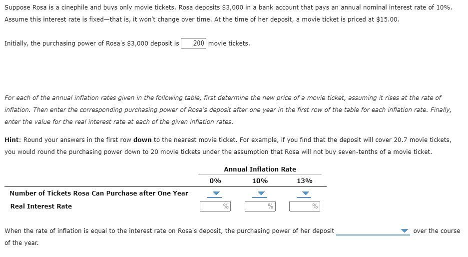 Solved Drop downs are: 0% has the options, 100, 220, 270, | Chegg.com
