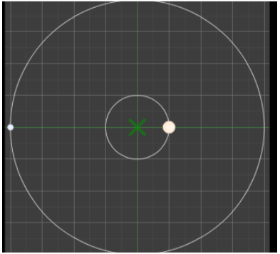 Solved The diagram shows a binary star system. The larger | Chegg.com
