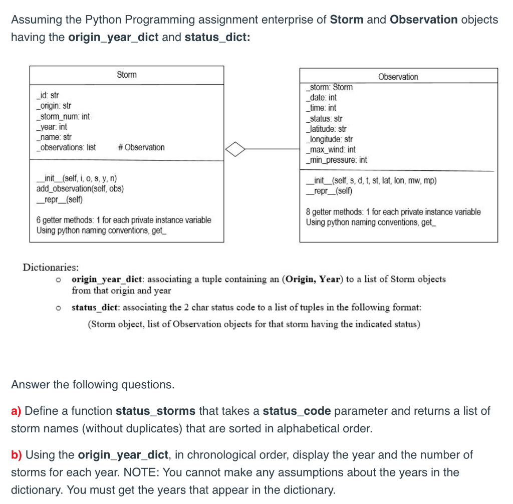 Solved Assuming the Python Programming assignment enterprise | Chegg.com