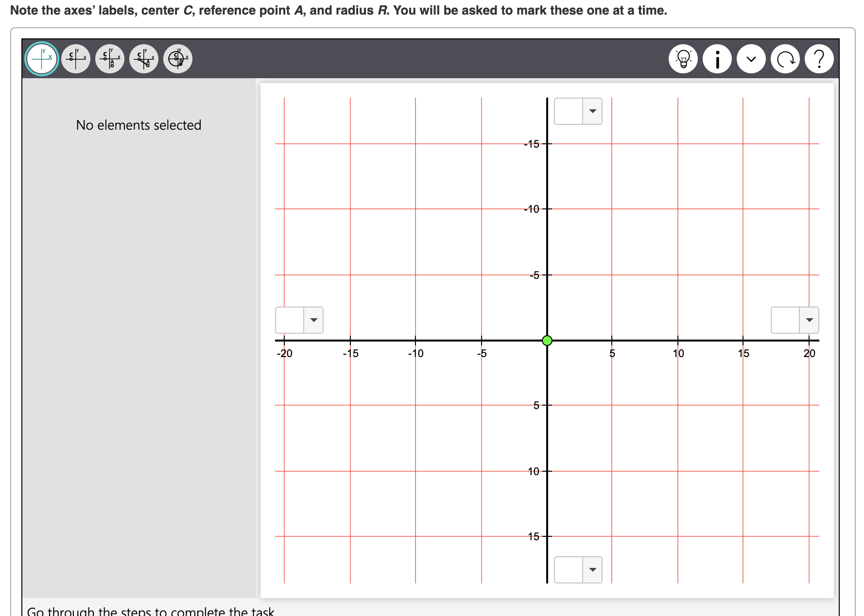 Solved Draw the Mohr's circle shown below. No elements | Chegg.com