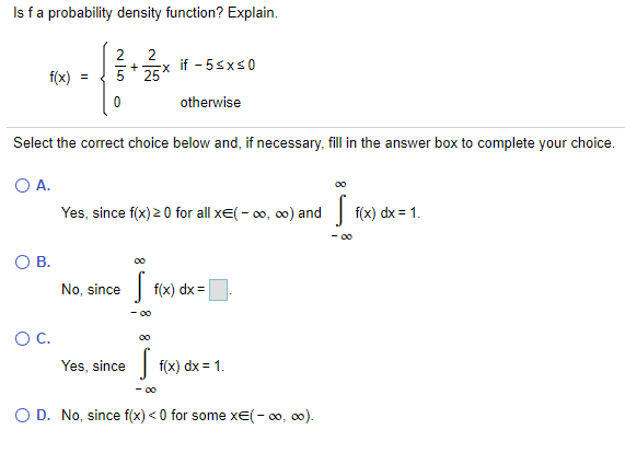 Solved Find the probability density function f and the | Chegg.com
