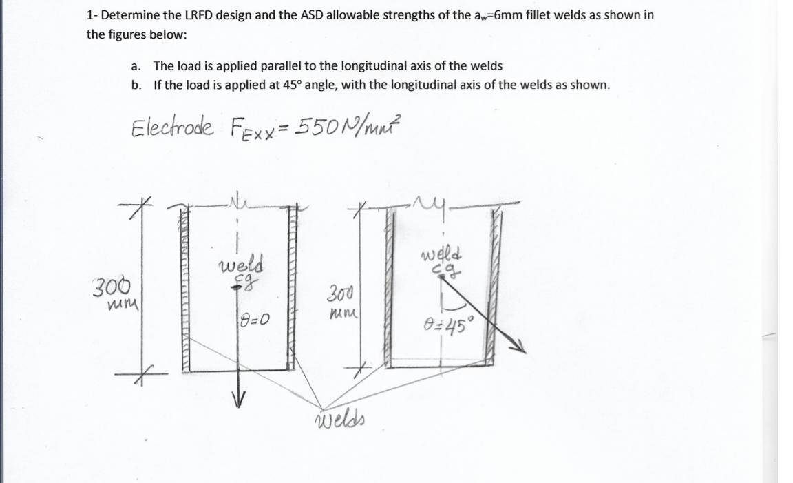 Solved 1- Determine the LRFD design and the ASD allowable | Chegg.com