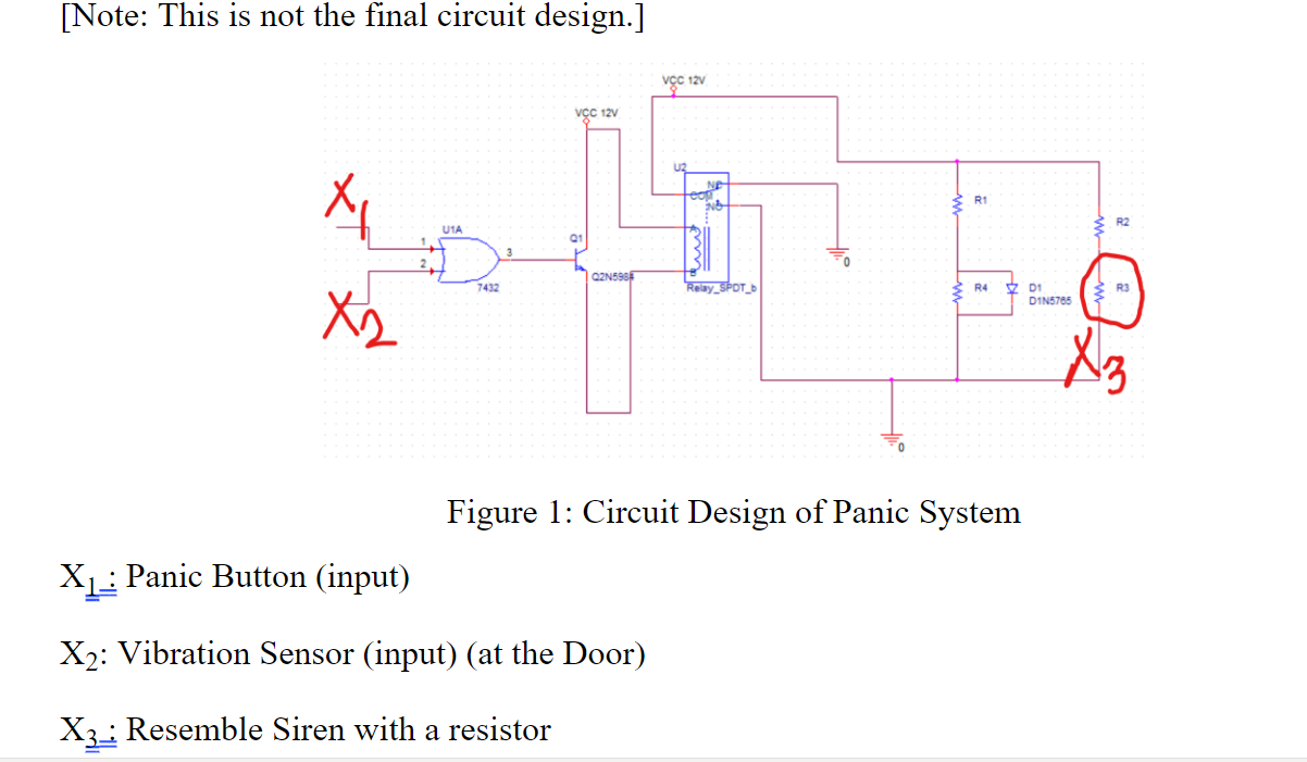 Solved 1. OR gate give the output signal to the base of the | Chegg.com