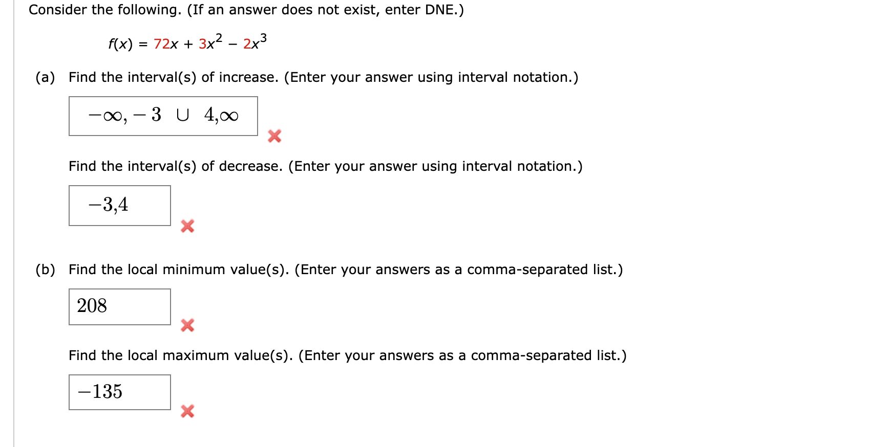 Solved Consider the following. (If an answer does not exist, | Chegg.com