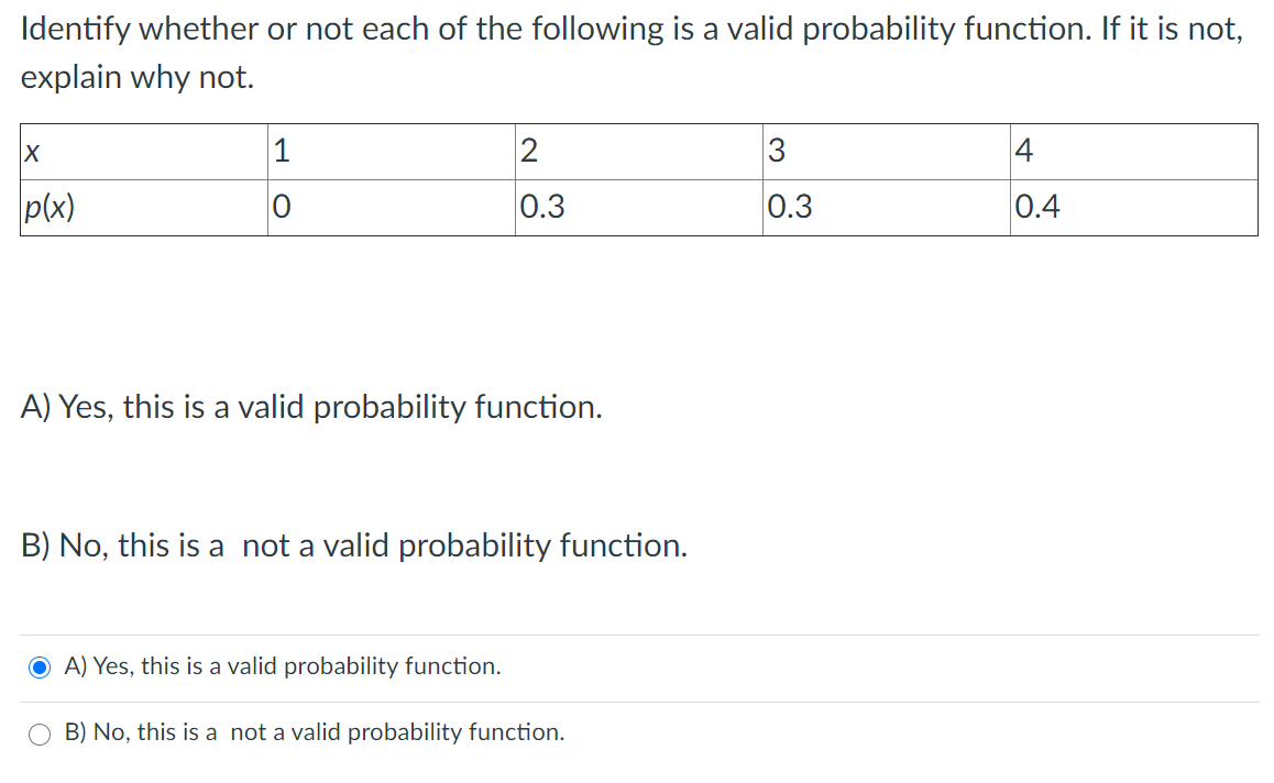 Solved Identify whether or not each of the following is a | Chegg.com