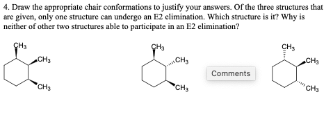 Solved 4. Draw the appropriate chair conformations to | Chegg.com