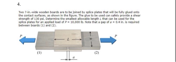 Solved 3. Axial loads are applied with rigid bearing plates | Chegg.com