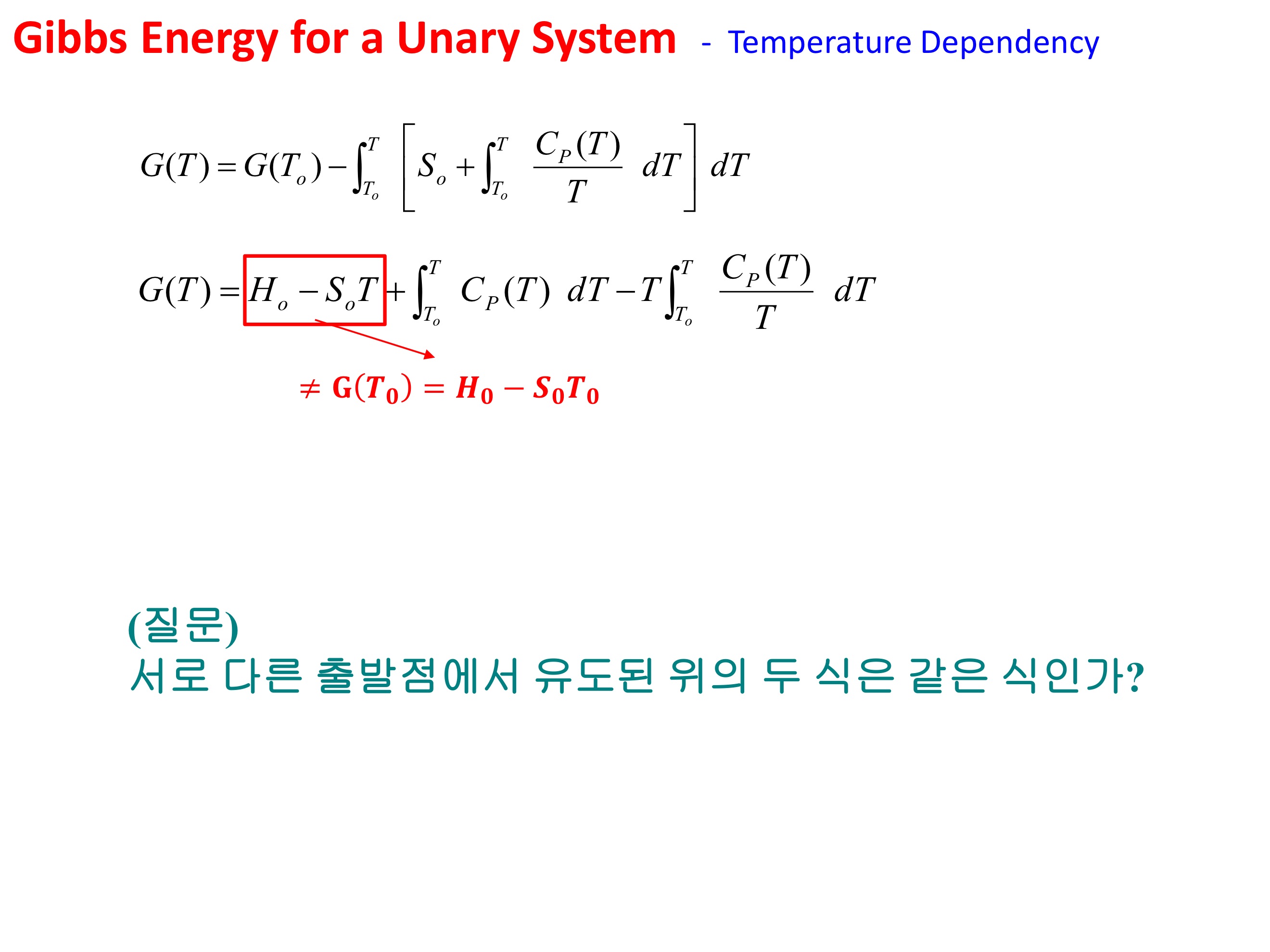 Gibbs Free Energy for a Unary System - from | Chegg.com