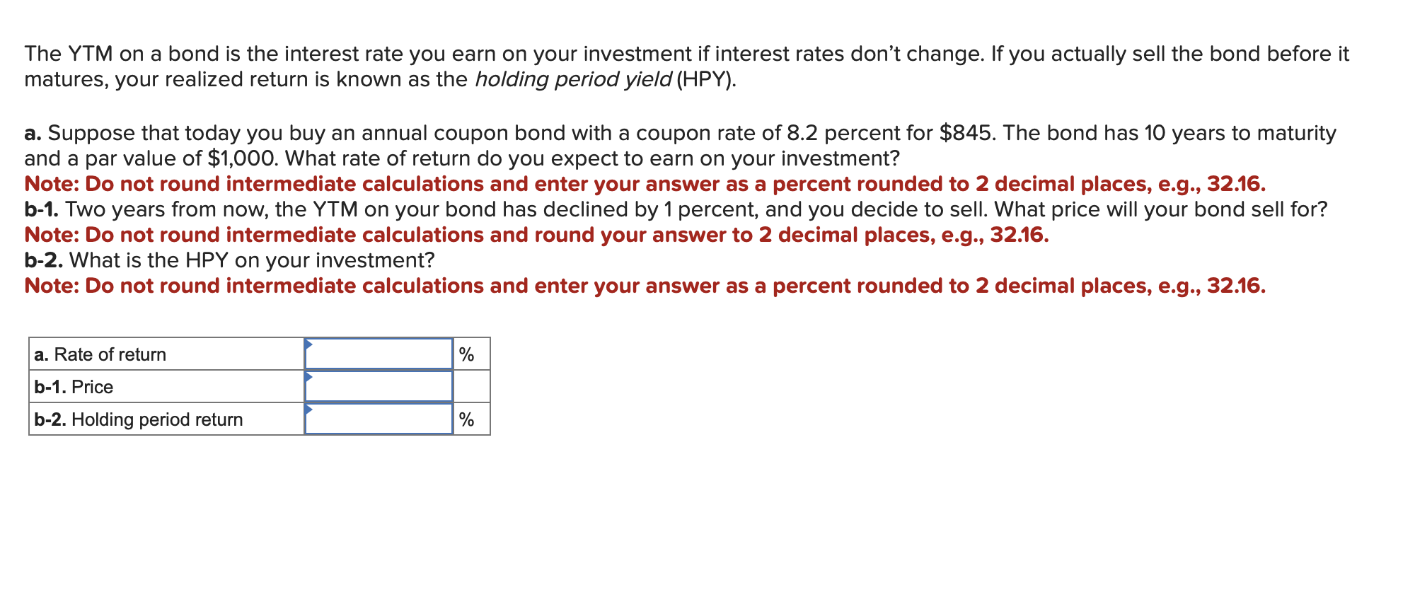 Solved The YTM on a bond is the interest rate you earn on | Chegg.com
