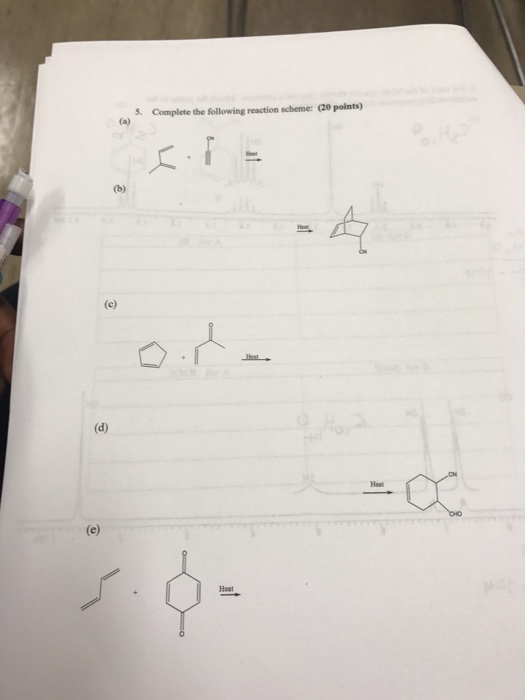 Solved Complete the following reaction scheme: | Chegg.com Solved Complete the following reaction scheme: | Chegg.com
