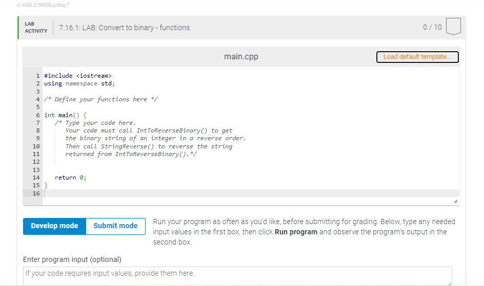Solved The program must define and call the following two | Chegg.com