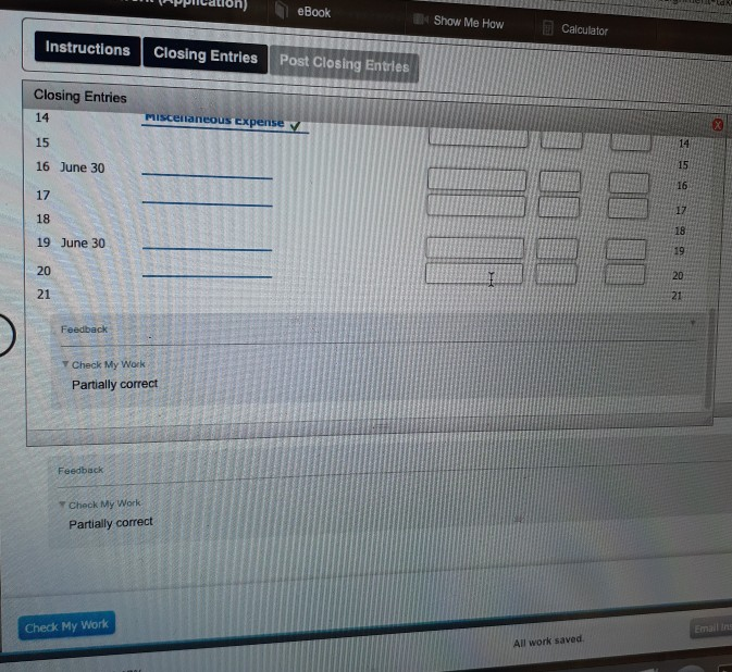 Solved Instructions Closing Entries Post Closing Entries | Chegg.com