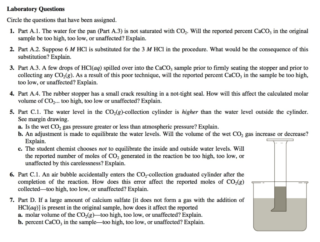 Laboratory Questions Circle the questions that have | Chegg.com