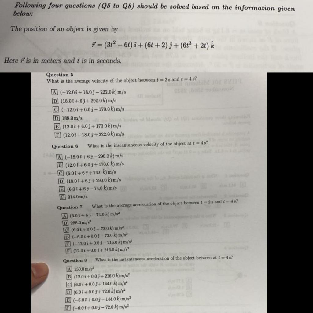 Solved Following four questions (Q5 to Q8) should be solved | Chegg.com