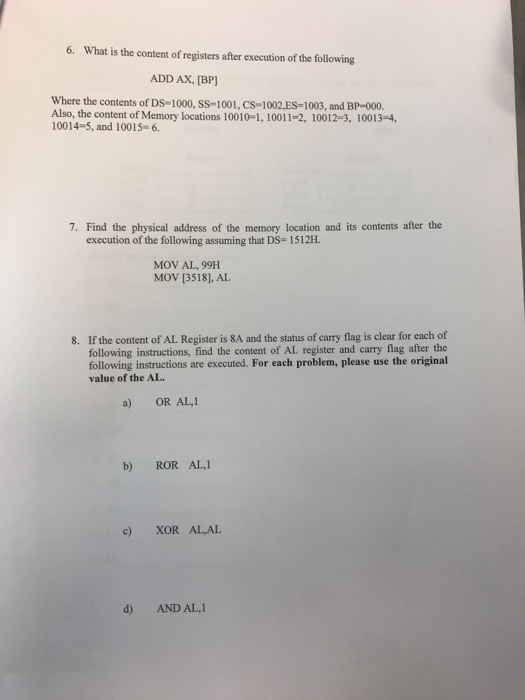 Solved Suppose Determine the Physical address accessed by | Chegg.com
