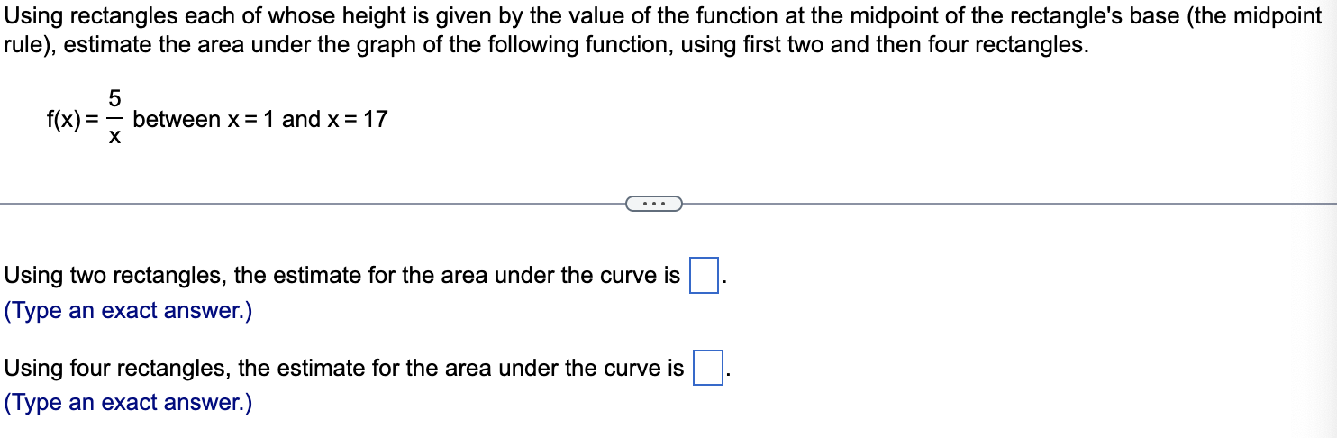 Solved Using rectangles each of whose height is given by the | Chegg.com