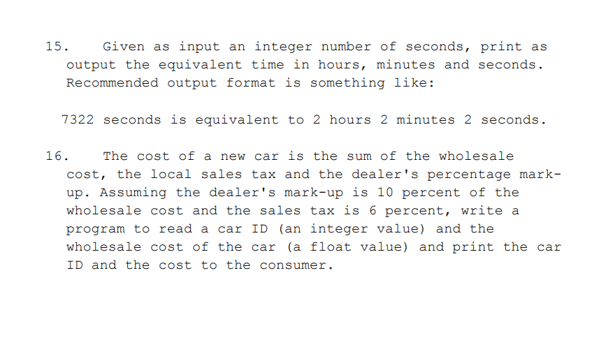 Solved 5. Write a program to read a "float" representing a | Chegg.com