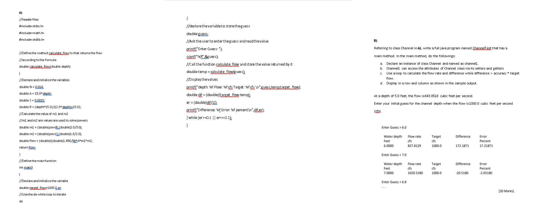 Solved A) //header files #include-01 || er