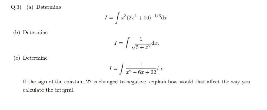 Solved Q.3) (a) Determine I=
