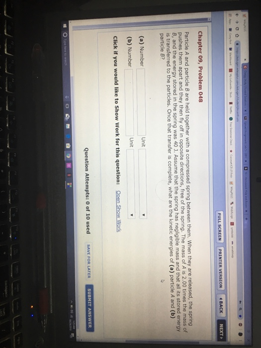 Solved FULL SCREEN | | PRINTER VERSION | | BACK NEXT Chapter | Chegg.com